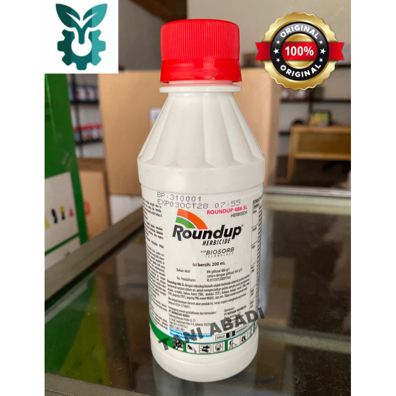 Jual ROUNDUP 486 SL @ 200 ml / Racun rumput | Shopee Indonesia