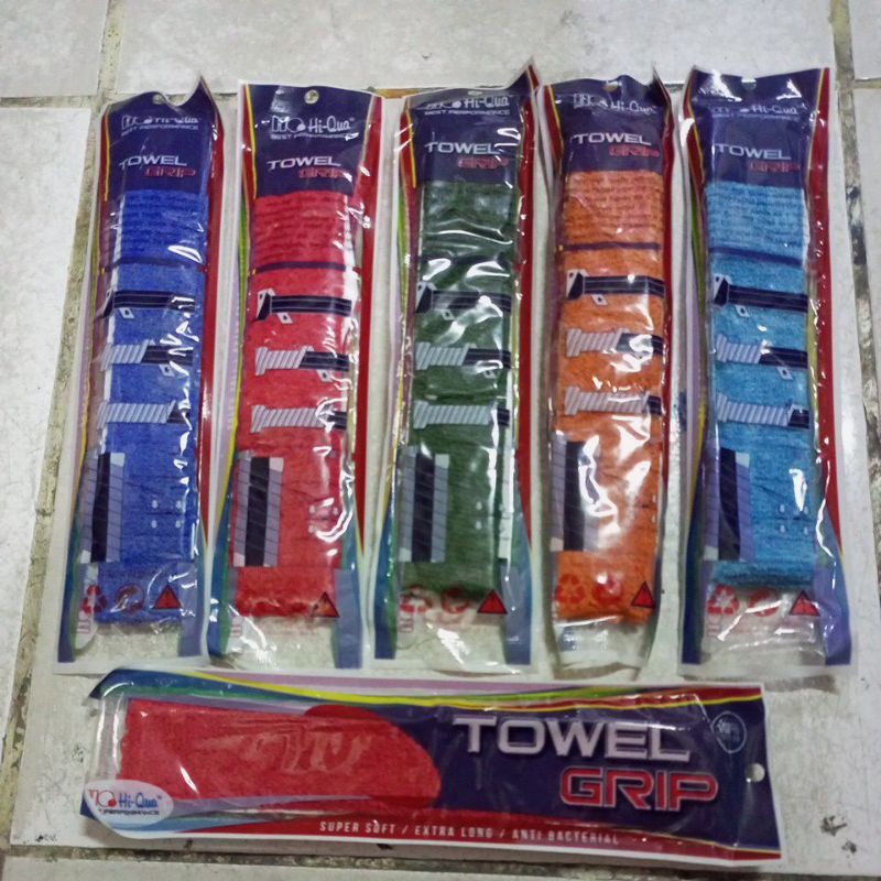 Jual GRIP HANDUK HIQUA GRIP RAKET BADMINTON | Shopee Indonesia