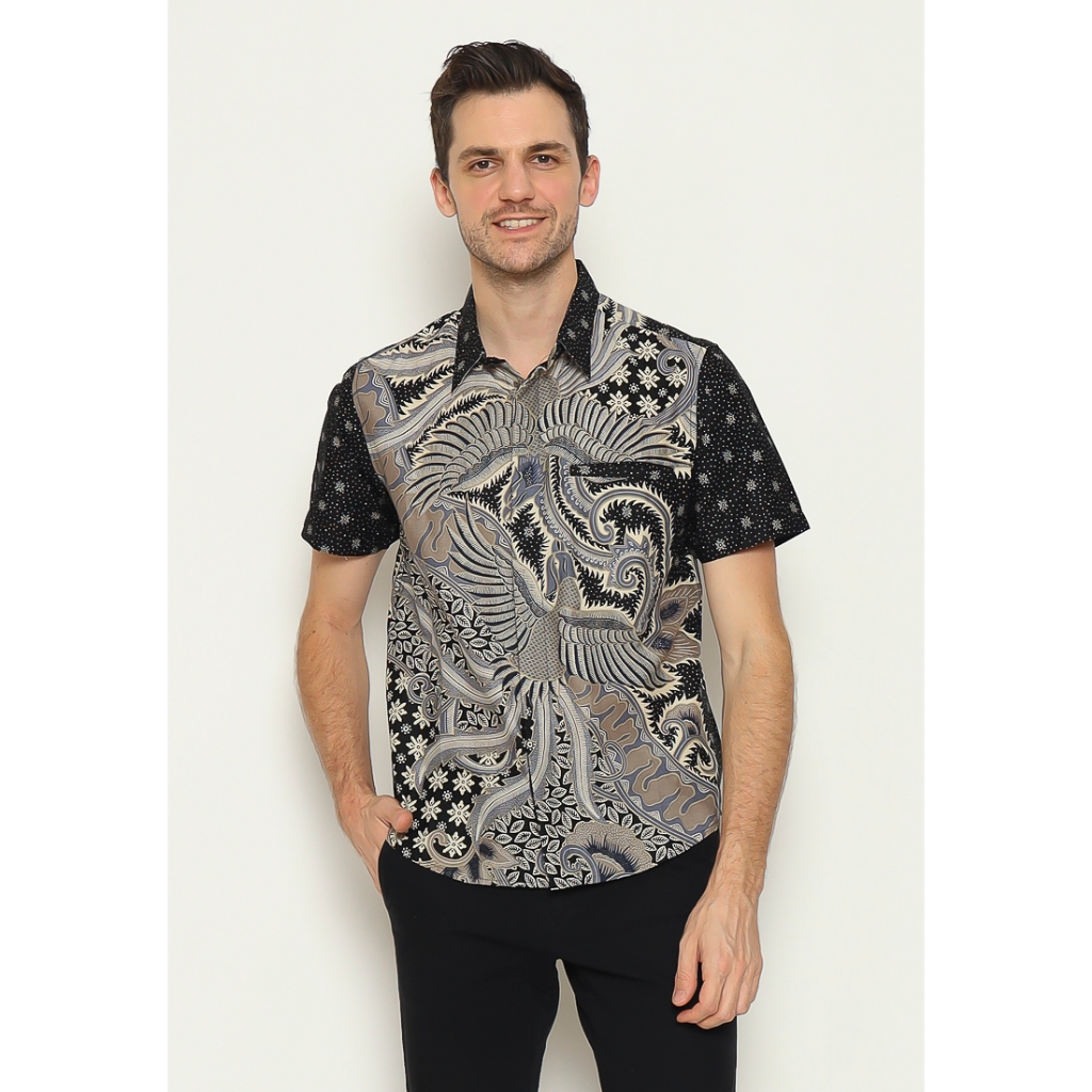 Jual Waskito Kemeja Batik Katun Premium Slimfit Lengan Pendek Motif ...