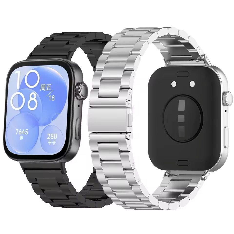 Jual Strap Huawei Watch Fit 3 Fit3 Pointer Stainless Steel Tali Jam ...