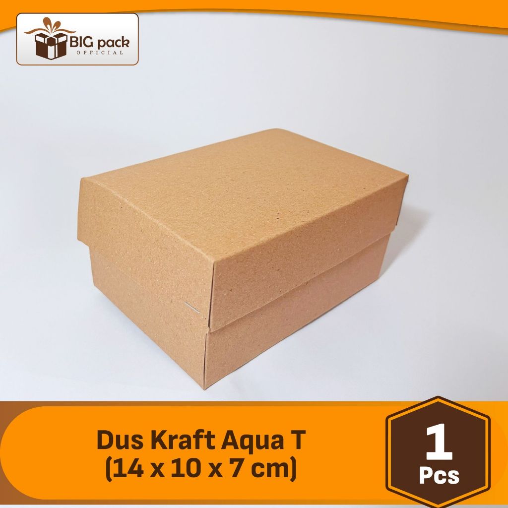 Jual AQUA T / R3 Non Renda - Kotak Dus Kraft Coklat / Kotak Dus Kue ...