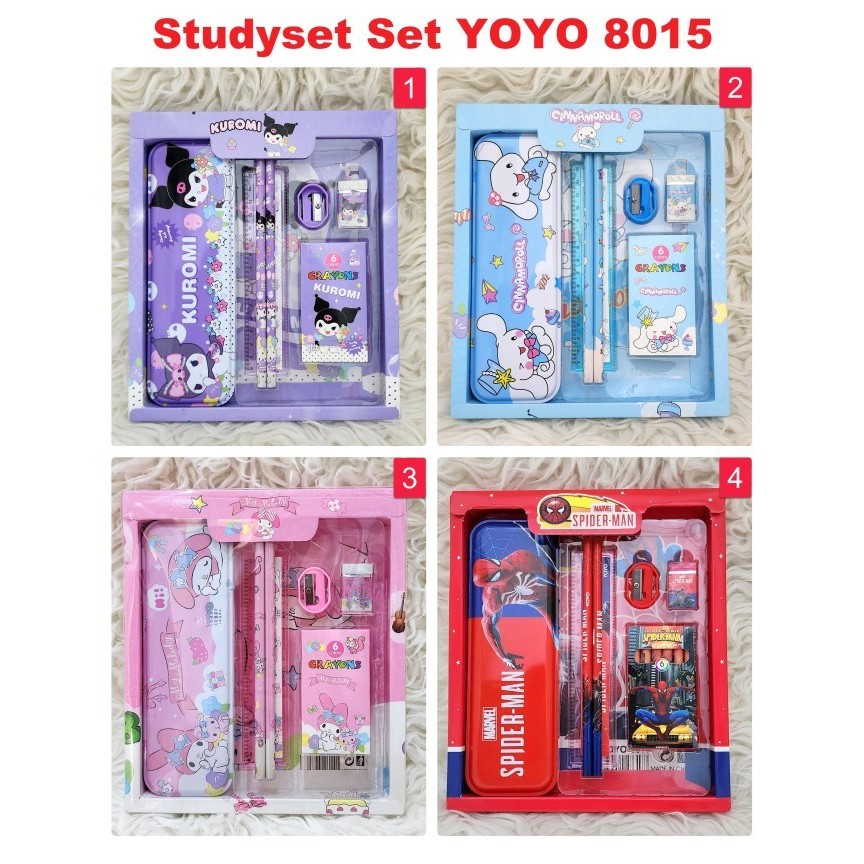 Jual PAKET ALAT TULIS STUDY STATIONERY SET 8015 SANRIO CINNAMOROLL ...
