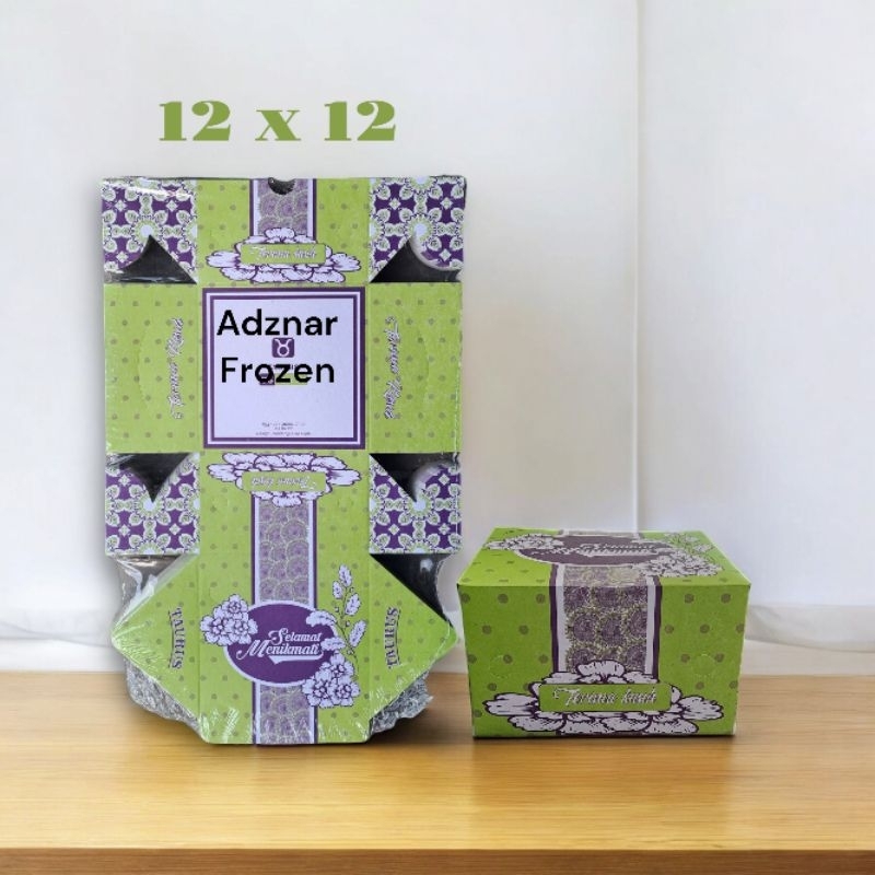 Jual KOTAK KUE 12 x 12 @100 lembar / snack box kue /tempat kue | Shopee ...
