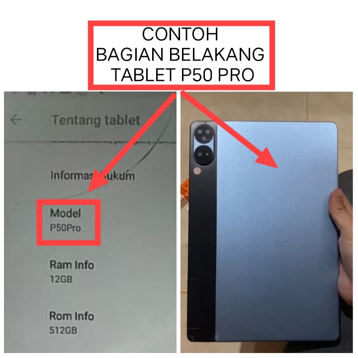 Jual Touchscreen toskrin tablet pc model P50 PRO | Shopee Indonesia