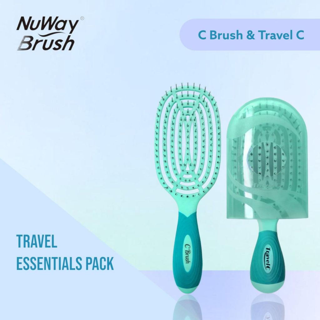 Jual Nuway Brush Travel Essential Pack Bundling Sisir C Brush & Travel C | Shopee Indonesia