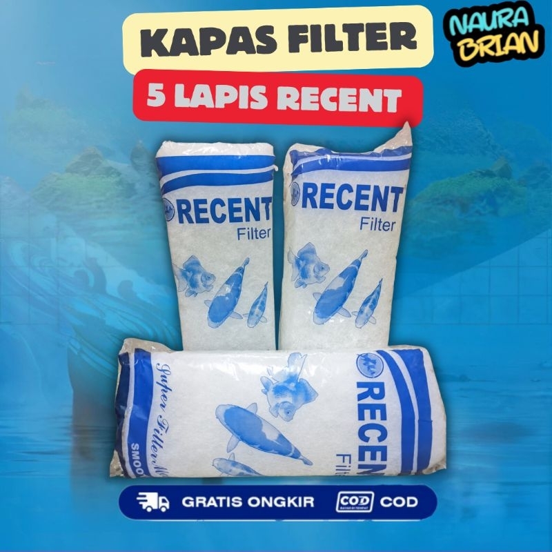 Jual Kapas Filter/Kapas Dakron/Kapas Busa Filter Aquarium BIRU | Shopee ...