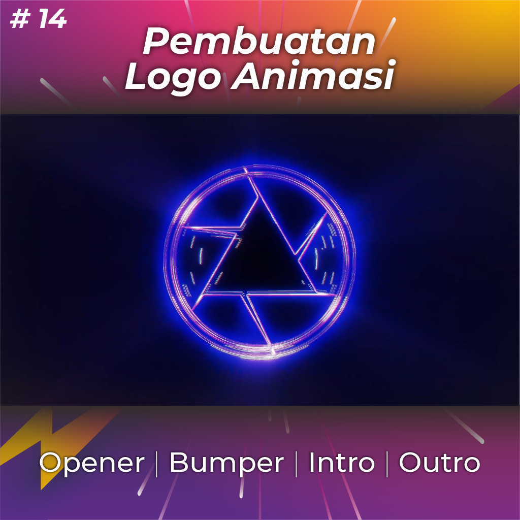 Jual Jasa pembuatan Video Animasi Opening Intro Outro Logo untuk Youtube Instagram Tiktok ...
