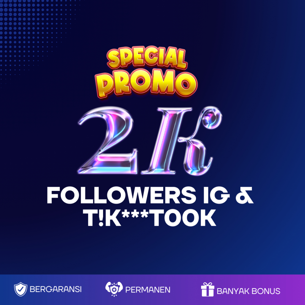 Jual PROMO - FOLLOWER FOLOWERS TIK***TOK INSTAGRAMM PERMANEN BERGARANSI ...