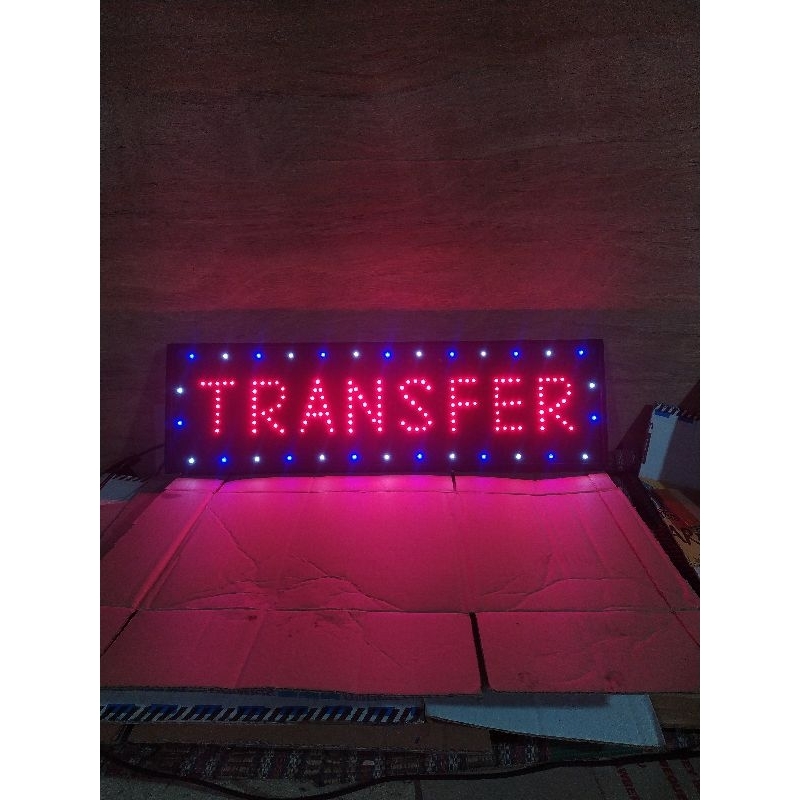 Jual lampu tulisan TRANSFER tulisan besar | Shopee Indonesia