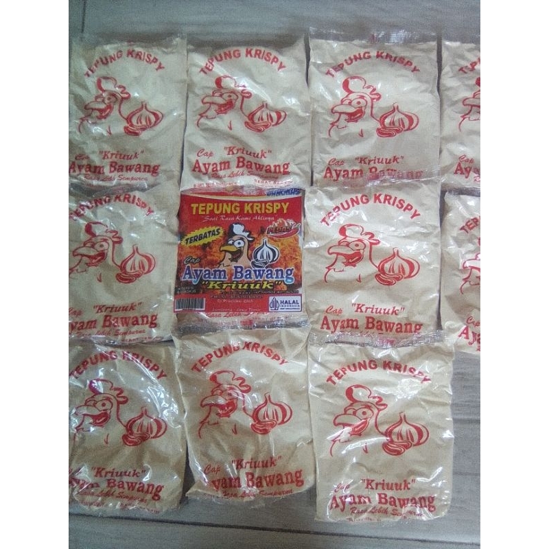 Jual Tepung Krispy cap Ayam bawang 150gr | Shopee Indonesia