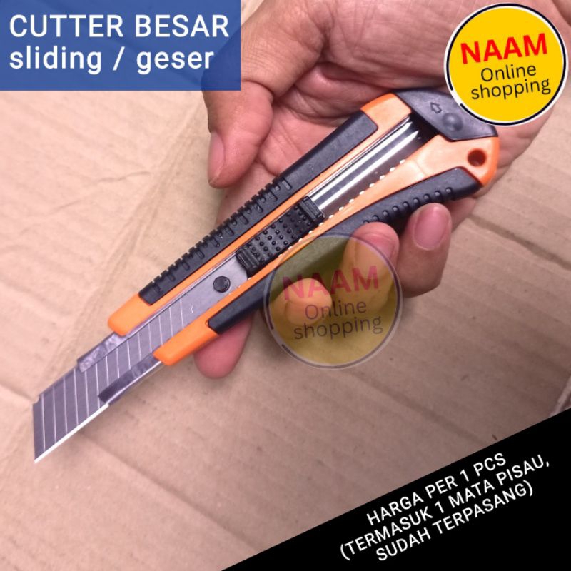 Jual CUTTER BESAR MODEL GESER - PISAU KATER BESAR - PISAU CUTER ALAT ...