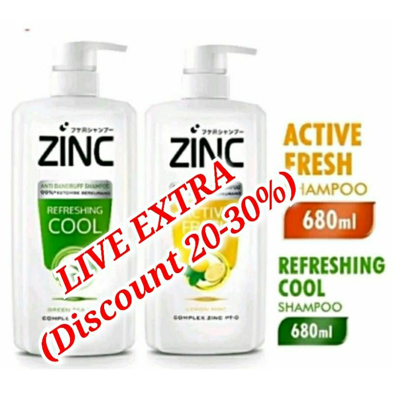 Jual ZINC SHAMPO BOTOL 680 ML | Shopee Indonesia
