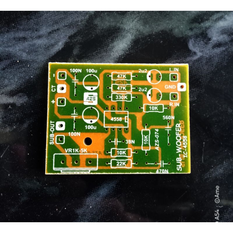 Jual PCB Filter Subwoofer IC 4558. | Shopee Indonesia
