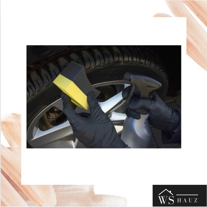 Jual BUSA SEMIR BAN APLIKATOR TYRE TIRE DRESSING APPLICATOR PAD SPONGE ...