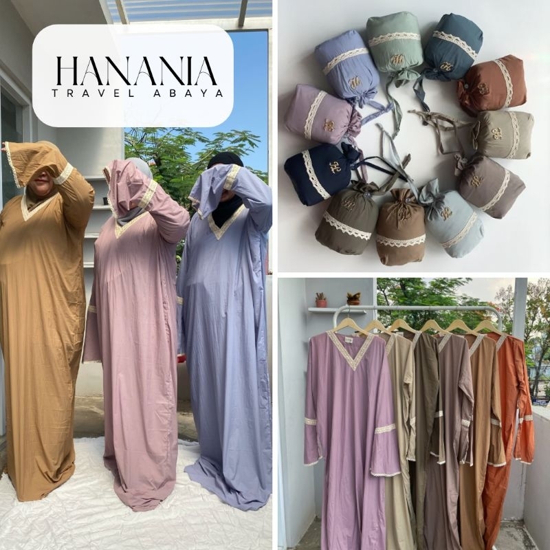 Jual HANANIA LABEL- HANANIA ABAYA TREVELING MINI PARASUT PREMIUM BISA ...