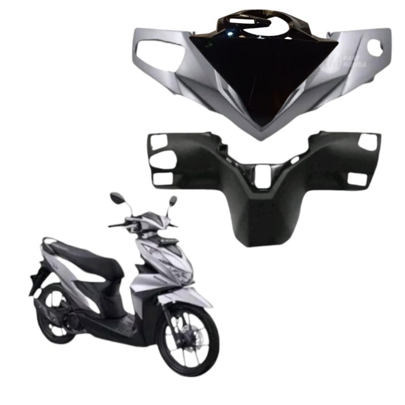 Jual Batok depan belakang dan visor speedometer beat LED deluxe New ...