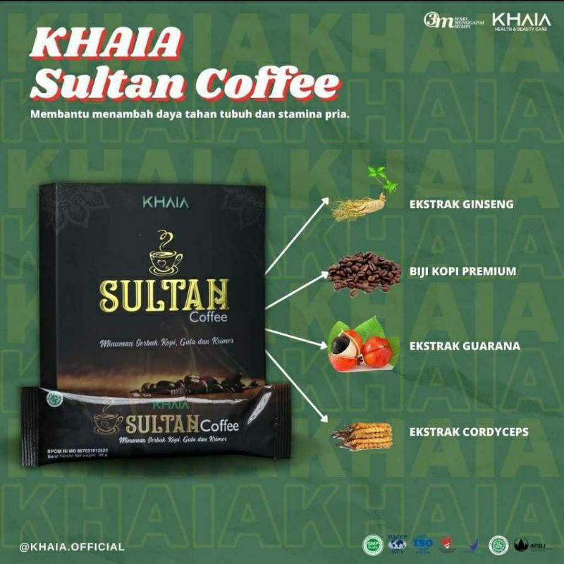 Jual Khaia Coffee Sultan | Coffee Sultan | Khaia Kopi Sultan | Shopee ...
