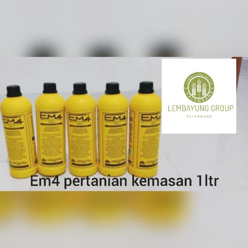 Jual EM4 PERTANIAN pupuk organik kemasan 1ltr | Shopee Indonesia