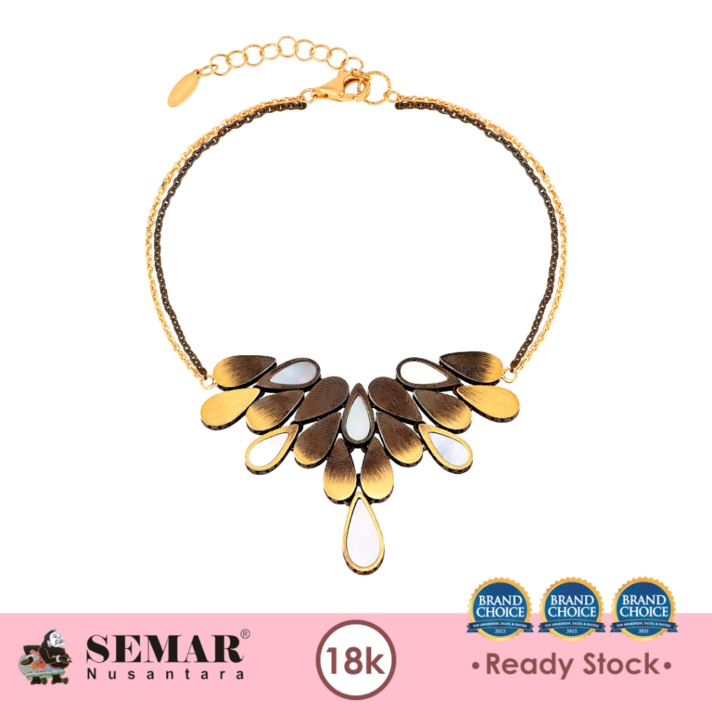 Jual Gelang Emas MonAmore Rome Collection Gold 18K Semar Nusantara ...