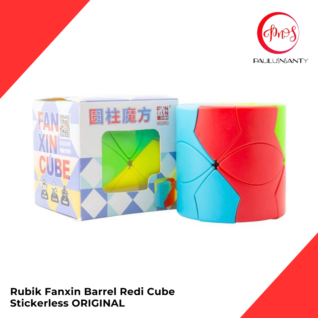 Jual Rubik Fanxin Cylinder Barrel Redi Stickerless Original | Shopee ...
