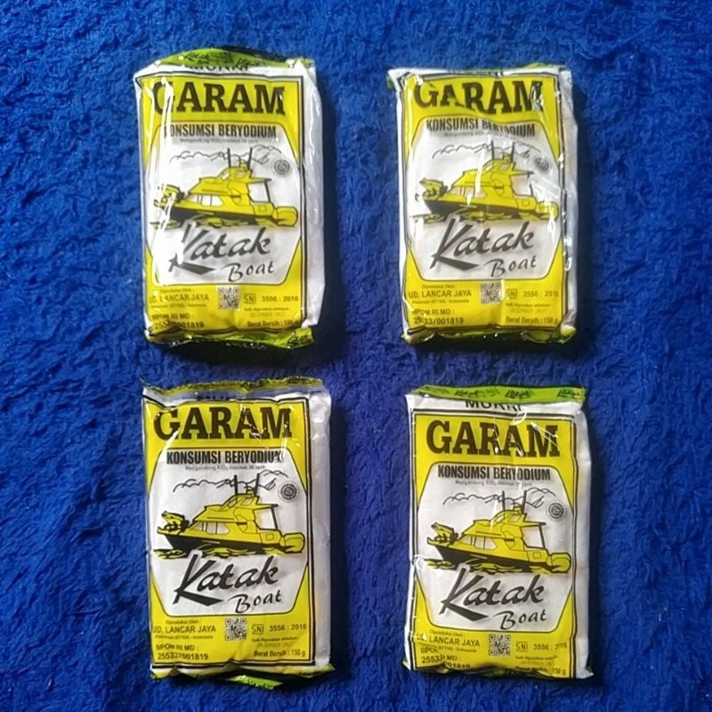 Jual GARAM KATAK BOAT 150 PAKET 4PCS ( MURAH ) | Shopee Indonesia