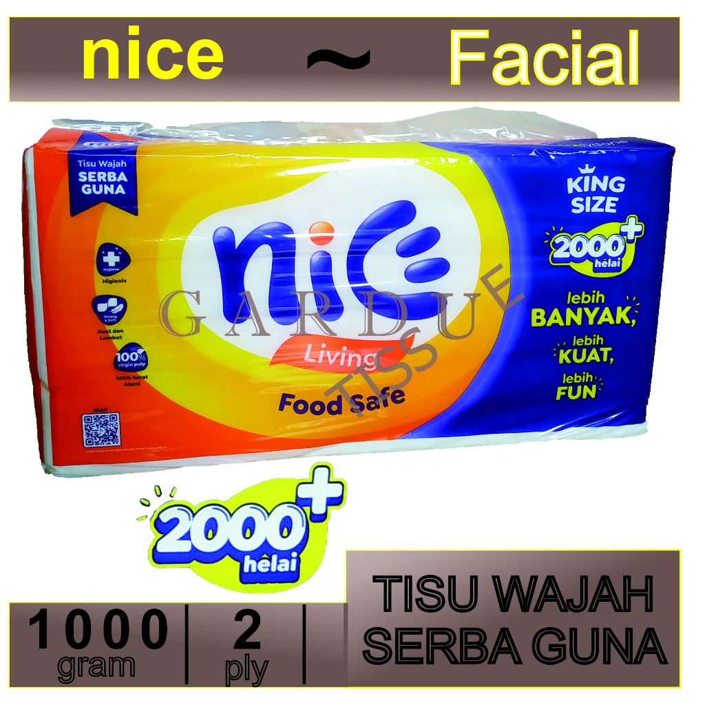 Jual Tisu NICE 1.000gram/2.000helai | Shopee Indonesia