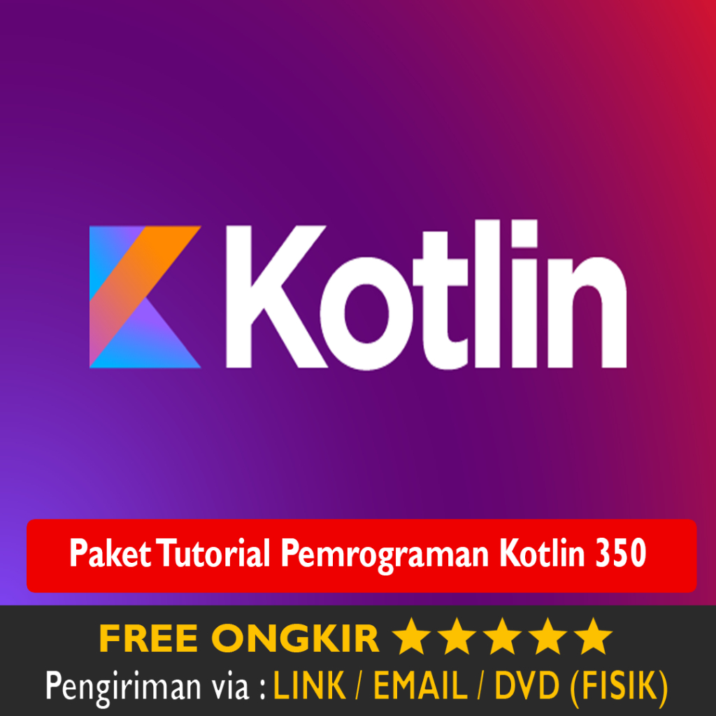 Jual Paket Video Tutorial Pemrograman Kotlin 350 Source Code Aplikasi ... Jual Paket Video Tutorial Pemrograman Kotlin 350 Source Code Aplikasi ...