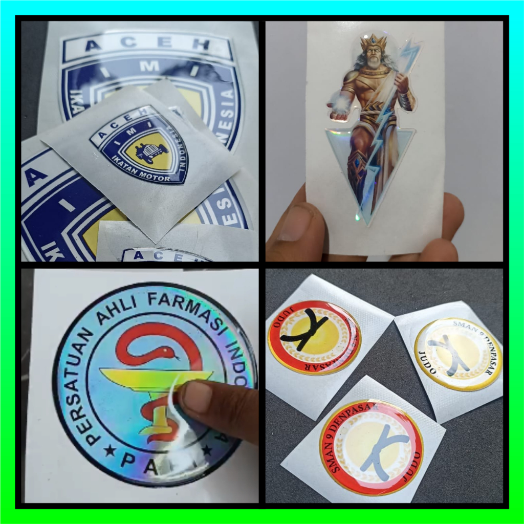Jual STICKER TIMBUL RESIN BENING LENTUR CUSTOM - PSC | Shopee Indonesia