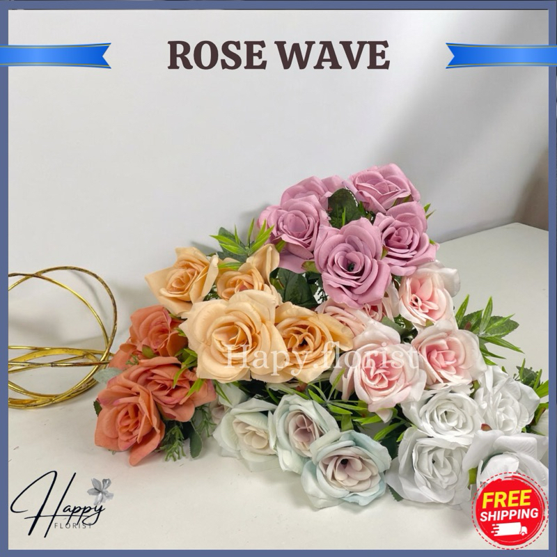 Jual BUNGA ROSE WAVE x5/BUNGA ROSE WAVE BUCKET/ROSE WAVE DEKORASI (NK ...