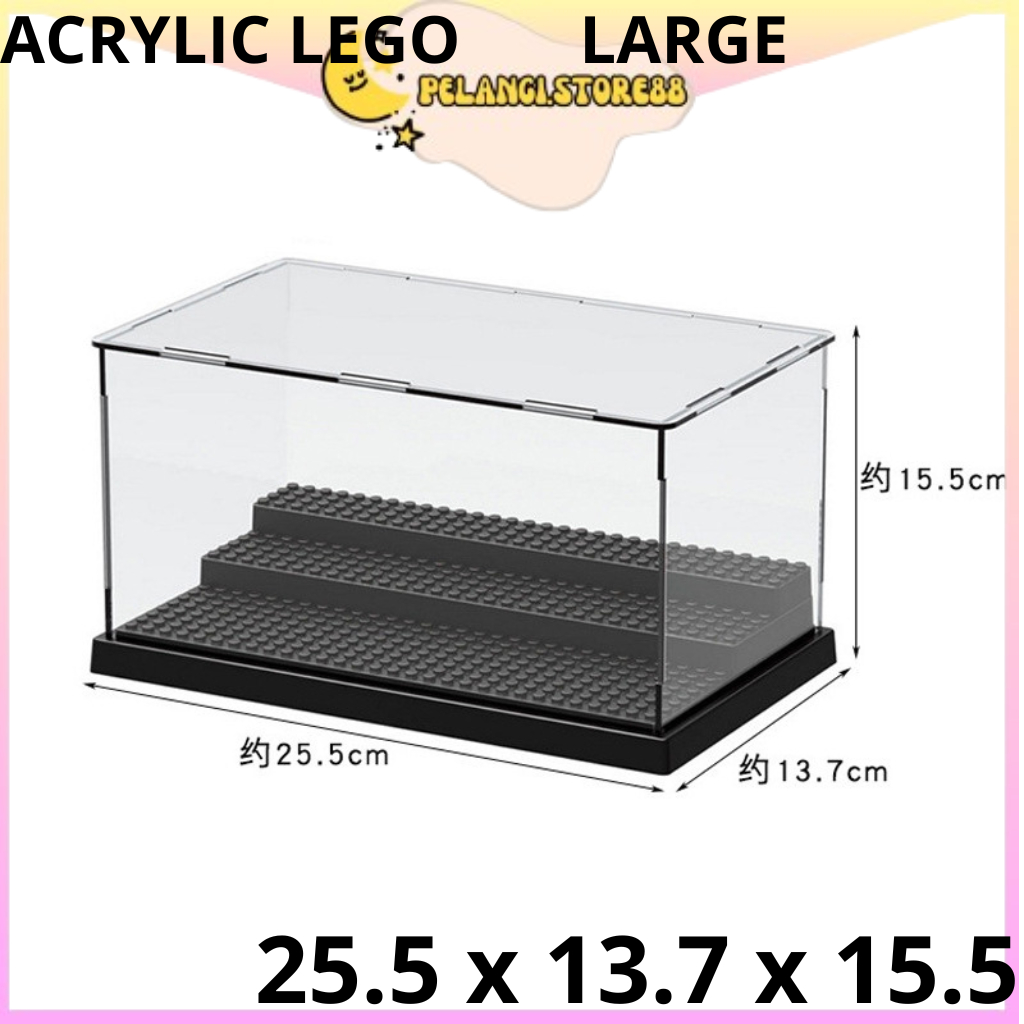Jual BRICKS BASE PLATE MINI DISPLAY BOX BRICK MINIFIGURE DISPLAY ...