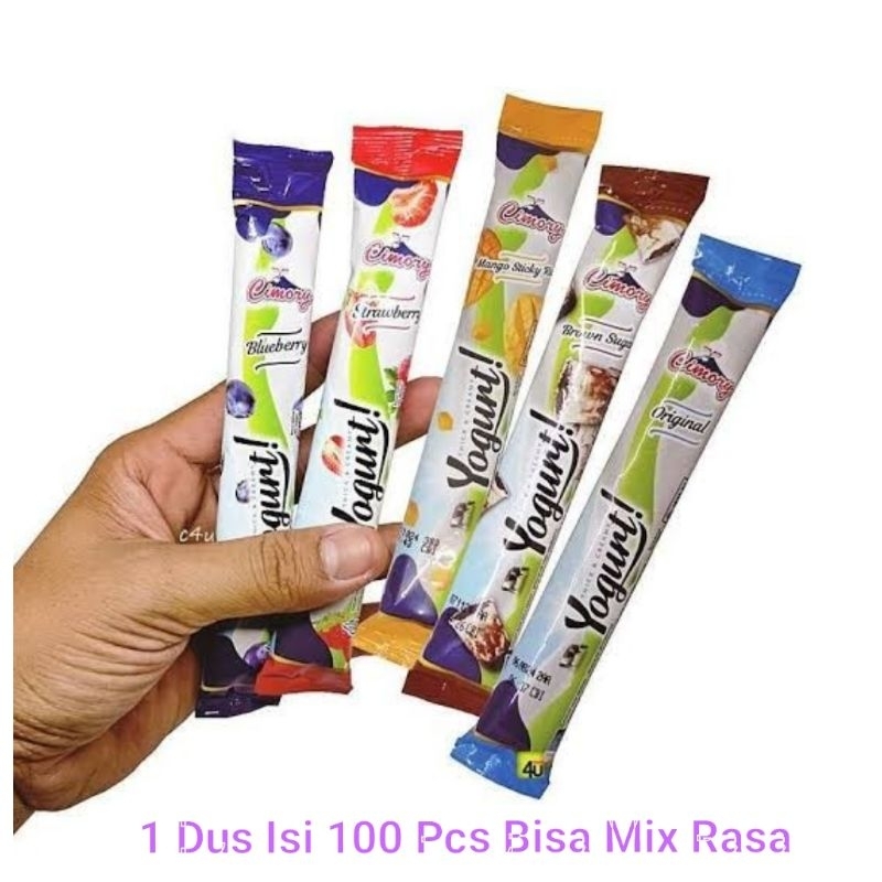 Jual Cimory Yogurt Stick 1Dus Isi 100 Pcs 40gr Bisa Mix Rasa | Shopee ...