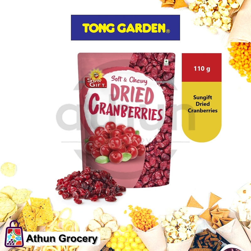 Jual Tong Garden SUN GIFT Soft & Chewy Dried Cranberries 110g (Kranberi ...