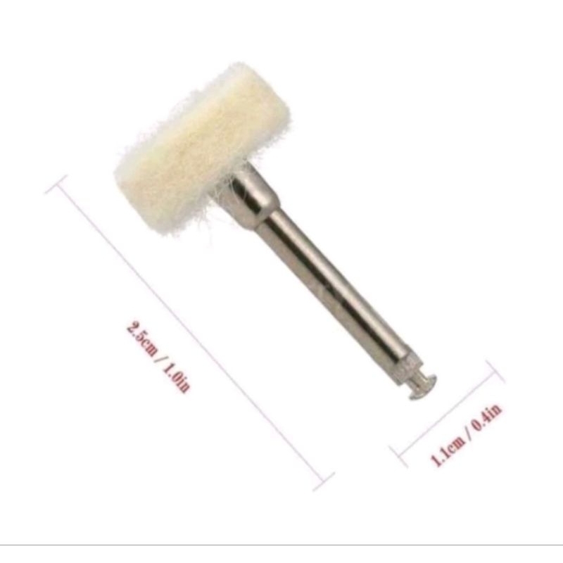 Jual Dental Bur Bulu Domba Contra Angle Polishing wheel | Shopee Indonesia