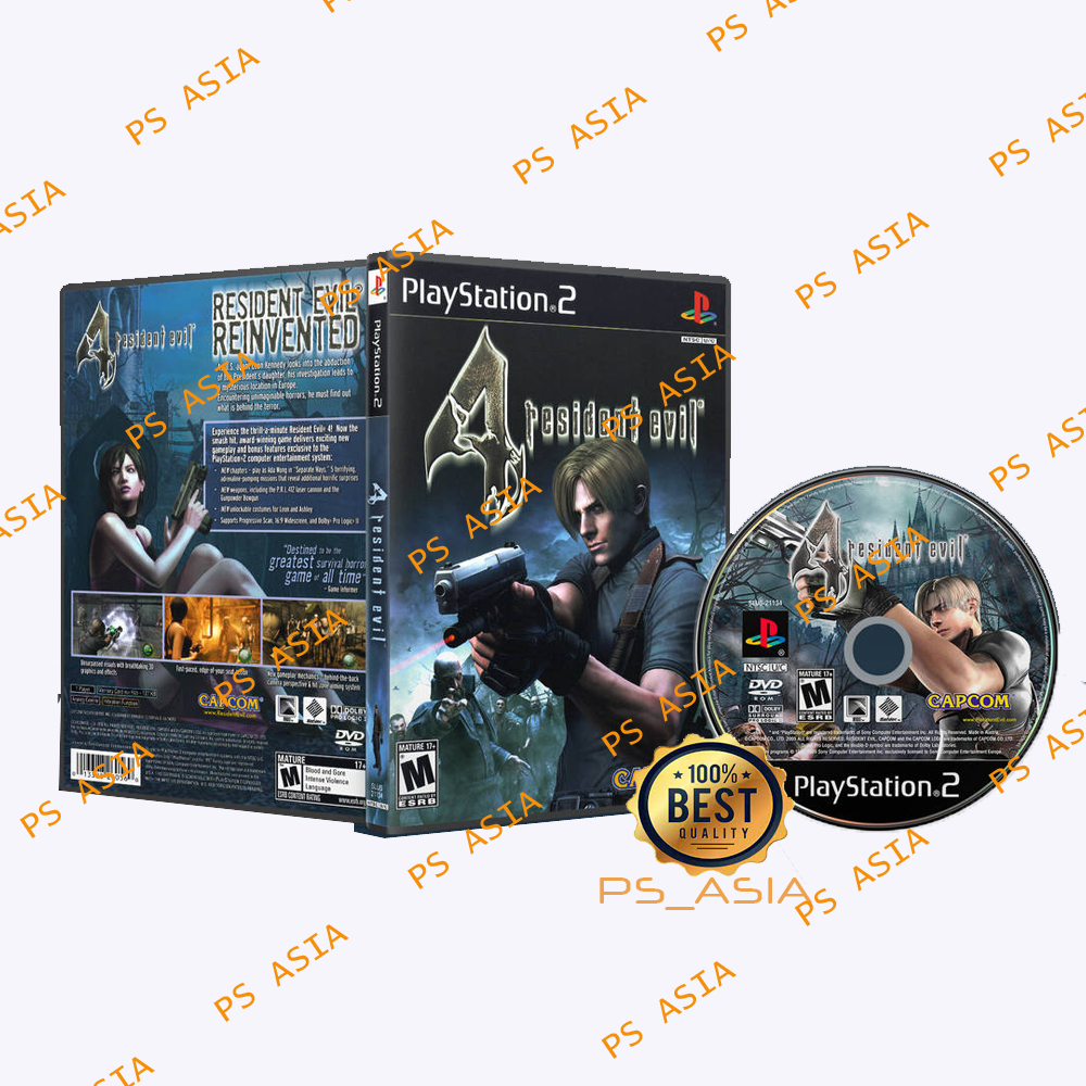 Jual Kaset Ps 2 Resident Evil 4 - Resident Evil 4 Mod - Resident Evil Outbreak -Resident Evil ...