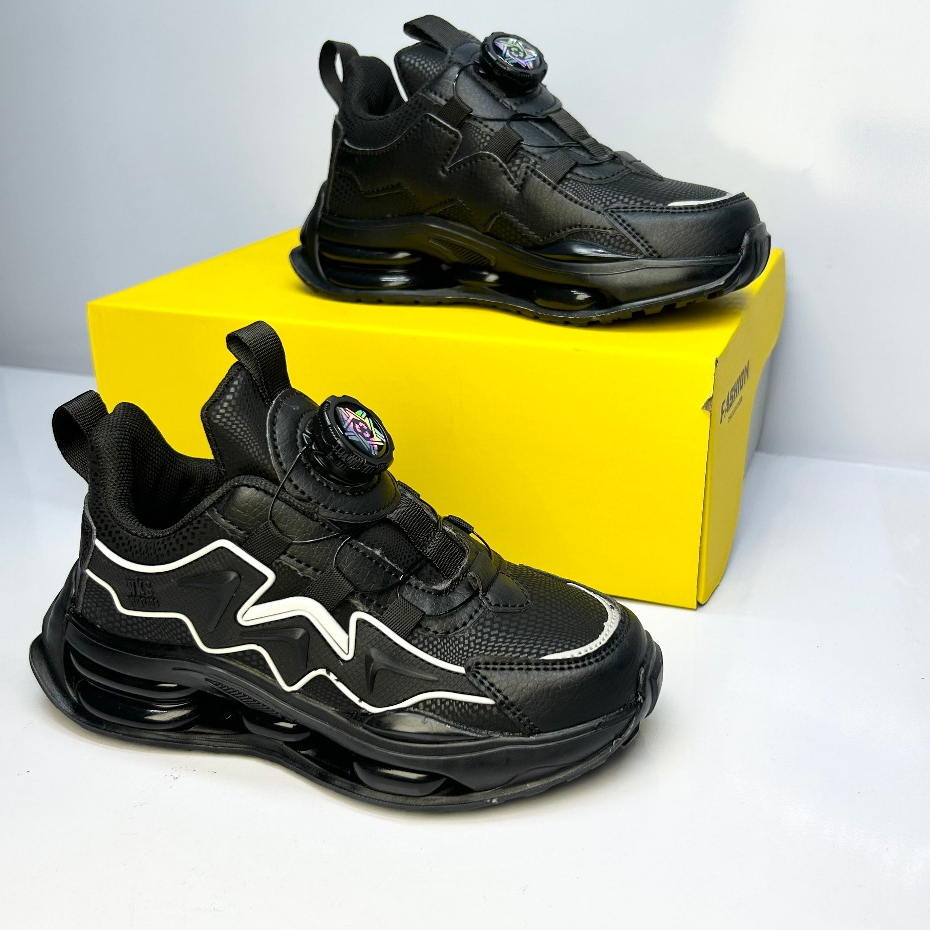 Jual sepatu hitam sekolah Sepatu Anak Laki-Laki Casual Sneakers Ringan ...