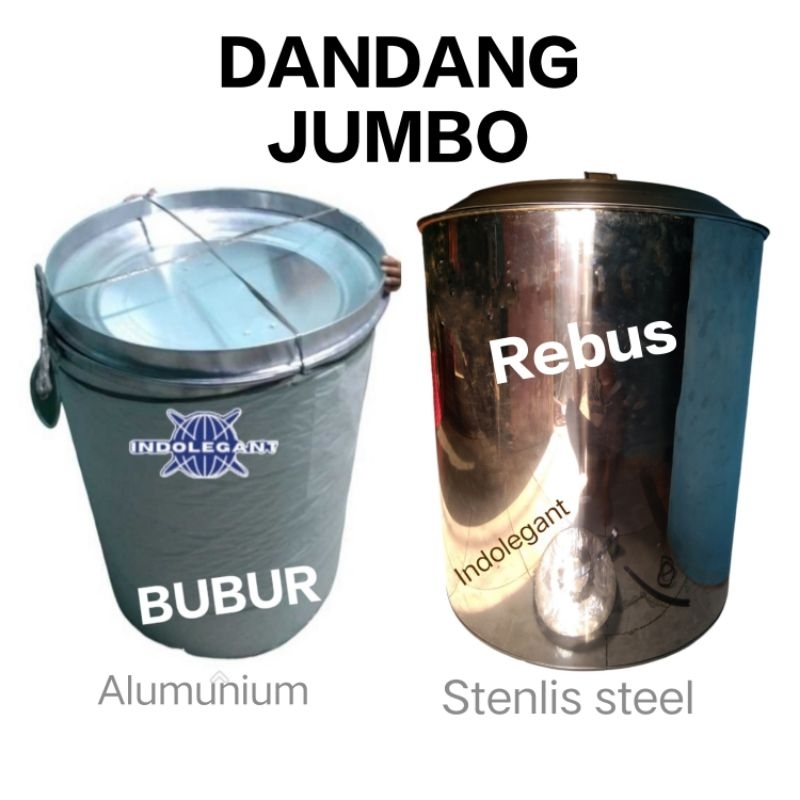 Jual dandang jumbo, 200-500Liter air, dandang buryam/burjo, rebus ...