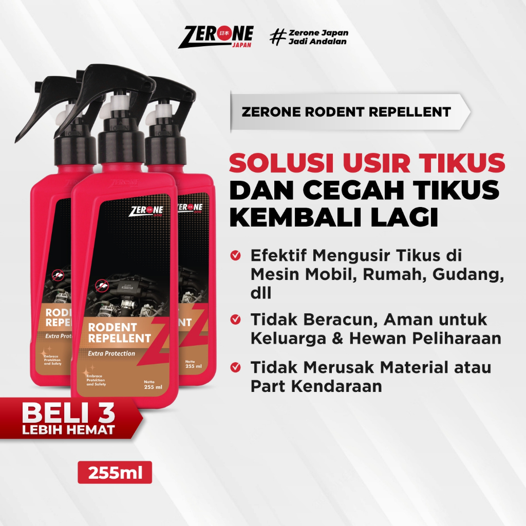 Jual Pengusir Tikus Zerone Rodent Repellent Anti Tikus Untuk Rumah Kap ...