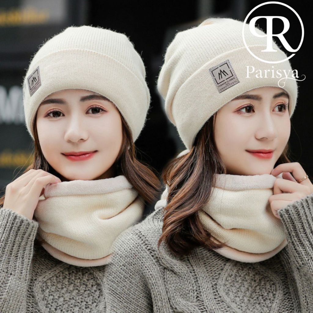 Jual Topi Syal Winter Wanita Dewasa Hangat Nyaman Penuh Gaya | Shopee ...