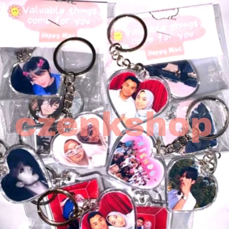 Jual Ide Kado Gift Untuk Pacar Keychain Love Bucin Custom Akrilik ...