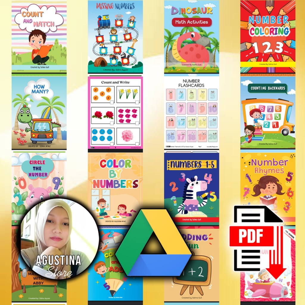 Jual Math, mtematika Pages Of Preschool Worksheets, Lembar Kerja ...