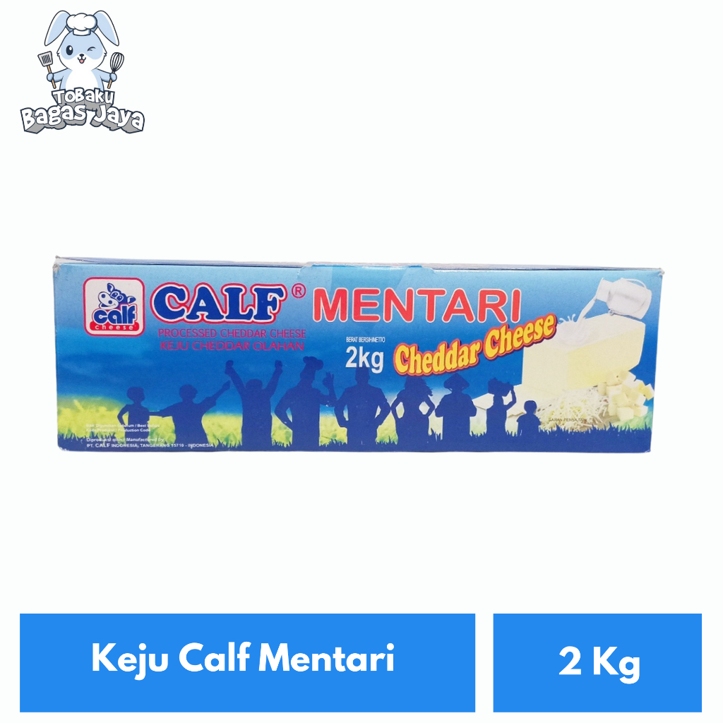 Jual Keju Cheddar Calf Mentari 2 Kg | Shopee Indonesia