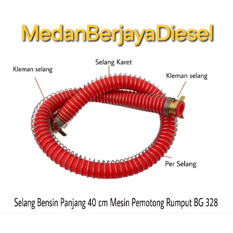 Jual Selang Minyak Bensin Mesin Potong Rumput 328 2tak Fuel Pipe Mesin ...