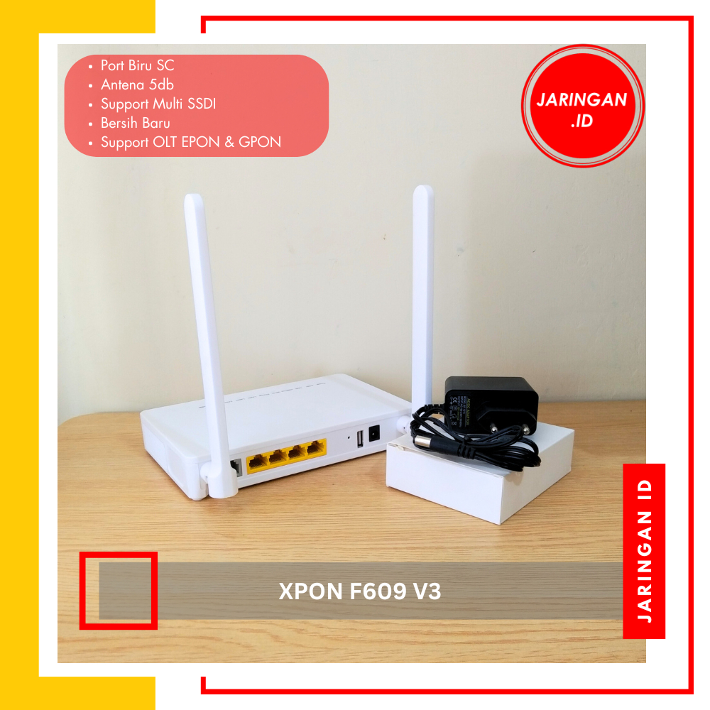 Jual ONT XPON NEW F609 V3 ANTENA 5DB | Shopee Indonesia