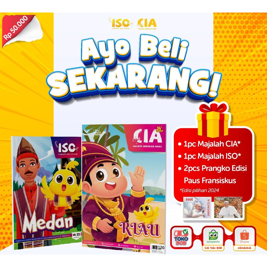 Jual PAKET BUNDLING KHUSUS PRANKO PAUS FRANSISKUS | Shopee Indonesia