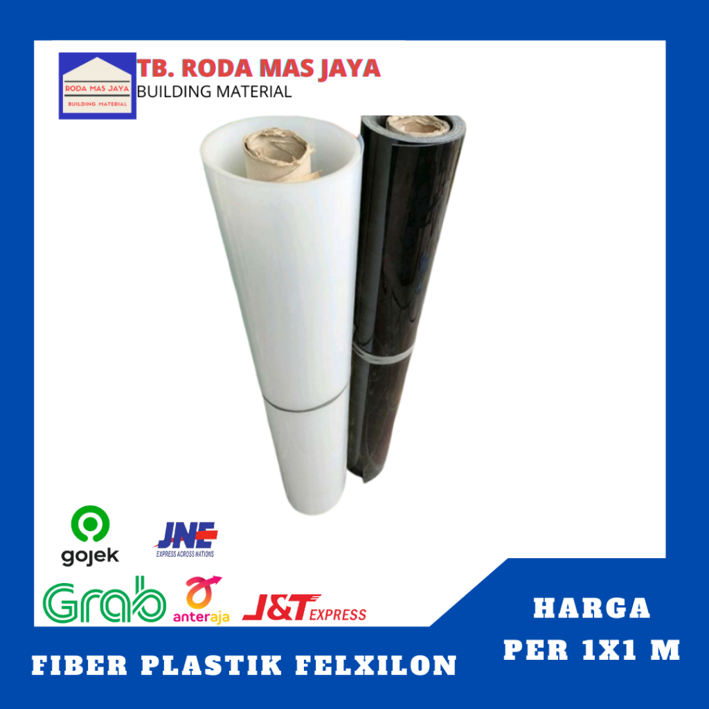 Jual FIBER PLASTIK FLEXILON PUTIH DAN COKLAT/FIBER PAGAR/FIBER PLASTIK ...