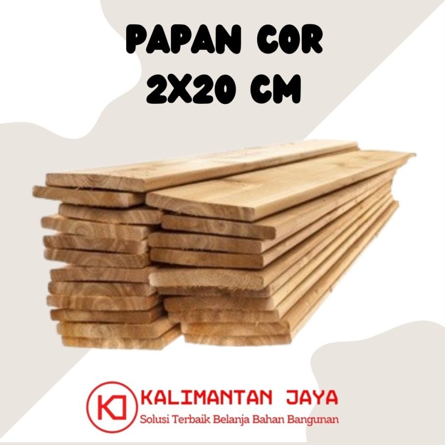 Jual KAYU PAPAN COR 2/20 X 3M (KHUSUS PENGIRIMAN DALAM KOTA) | Shopee ...