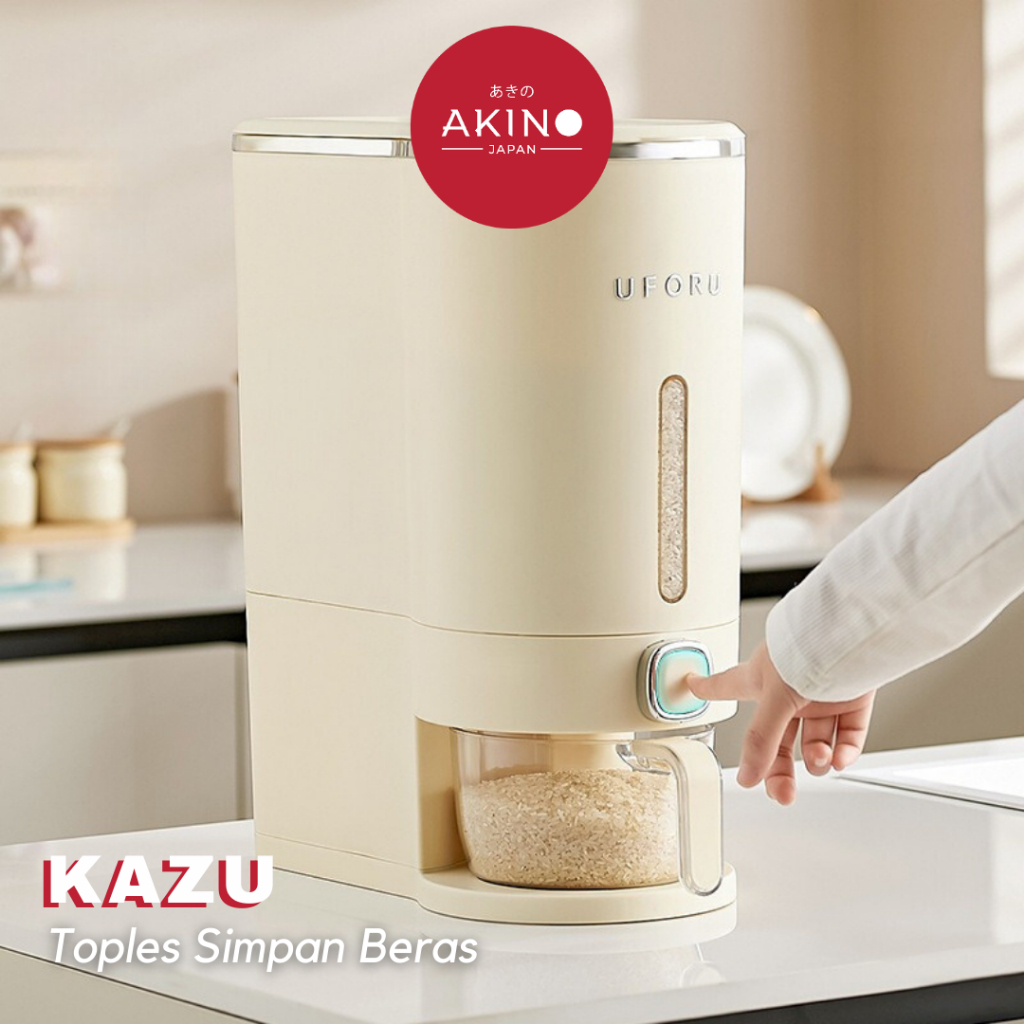 Jual AKINO - KAZU Rice Container Beras Food Grade Kontainer Beras 5 KG ...