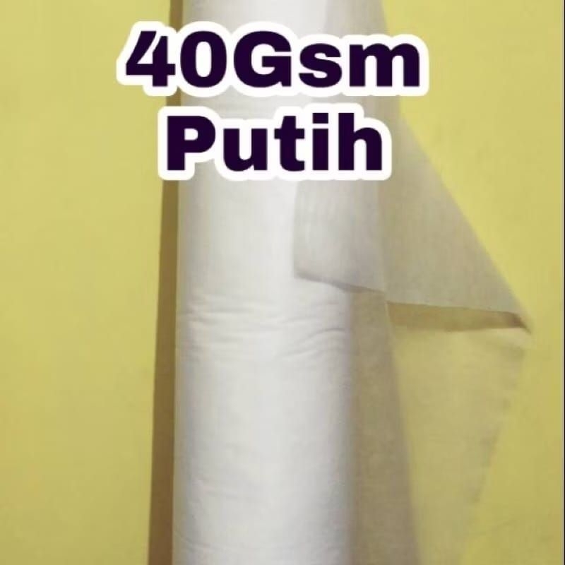 Jual KAIN SPUNBOND FURING 40GSM LEBAR 1.6M PER METER Kain Spunbond ...