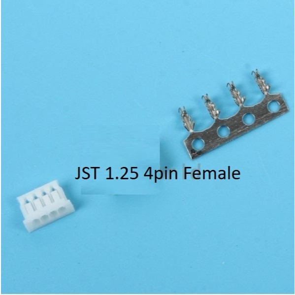 Jual Konektor Micro JST 1.25mm 4-Pin Connector Plug Female Male 4Pin 4P Konektor | Shopee Indonesia