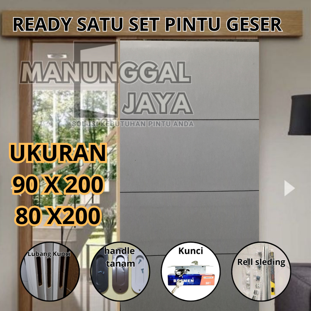 Jual Pintu Sliding Satu Set: Fungsional dan Estetis untuk Kamar Modern ...